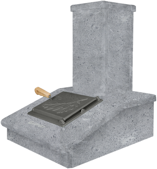 Gefest Akmeninė kamino apdaila, Muilo akmuo, 540 mm, žema kaina | Varle.lt