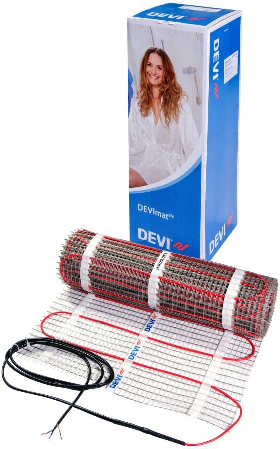 Elektrinio šildymo kilimėlis Devi, DEVIcomfort DTIR-150, 0.5x7 m (3.5 m2) 525W, modelis ...