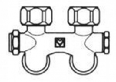 Herz Apatinio pajungimo mazgas dvivamzdei sistemai, kampinis, žema kaina | Varle.lt