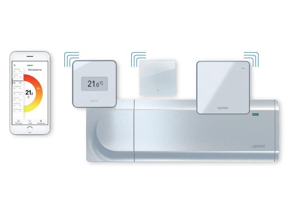 Šildomų grindų automatika Uponor Smatrix Pulse, Termostatas D+RH Style ...