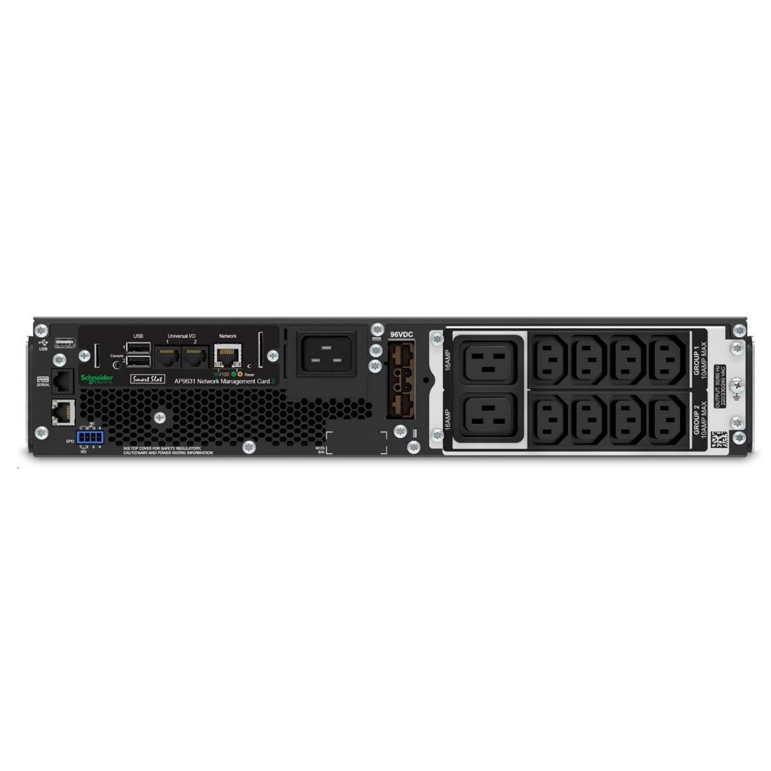 APC Smart-UPS SRT 3000VA RM2U 230V su NIC, modelis - ‎SRT3000RMXLI-NC ...
