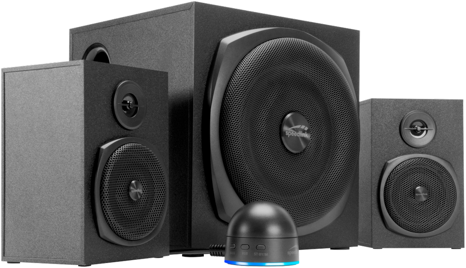 Speedlink Lautsprecher GRAVITY LT. 2.1 Subwoofer System sw retail ...