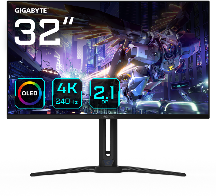 GIGABYTE AORUS FO32U2P Gaming Monitorius - 4K UHD OLED 240Hz, 0,03ms ...