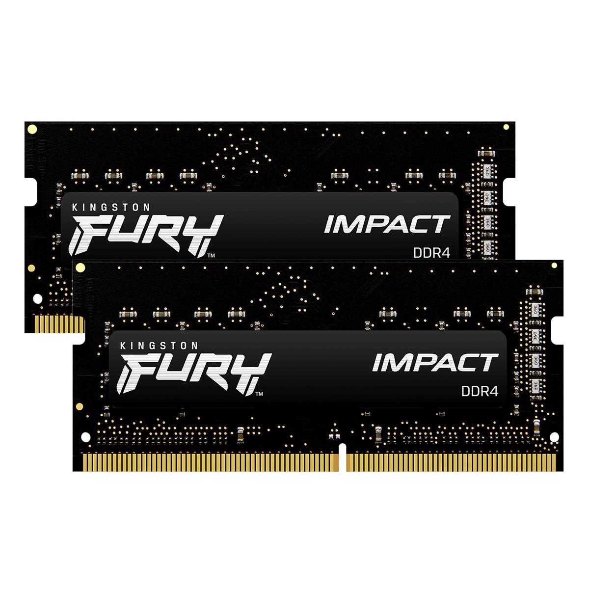 Nešiojamo kompiuterio atmintis HyperX FURY Impact 32GB Kit (2x16GB ...