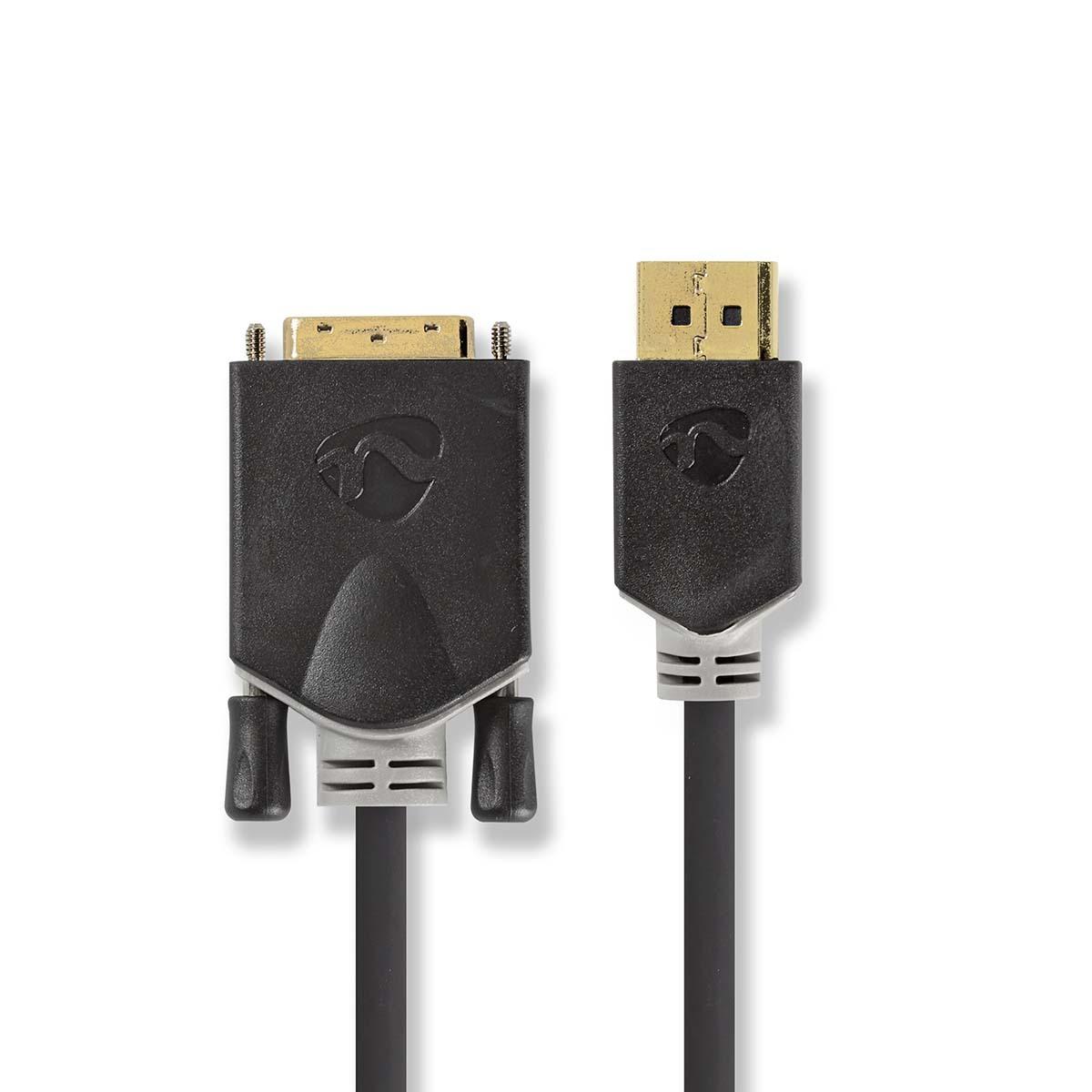 Nedis Displayport Cable | DisplayPort jungtis | DVI-D 24+1 kontaktų ...