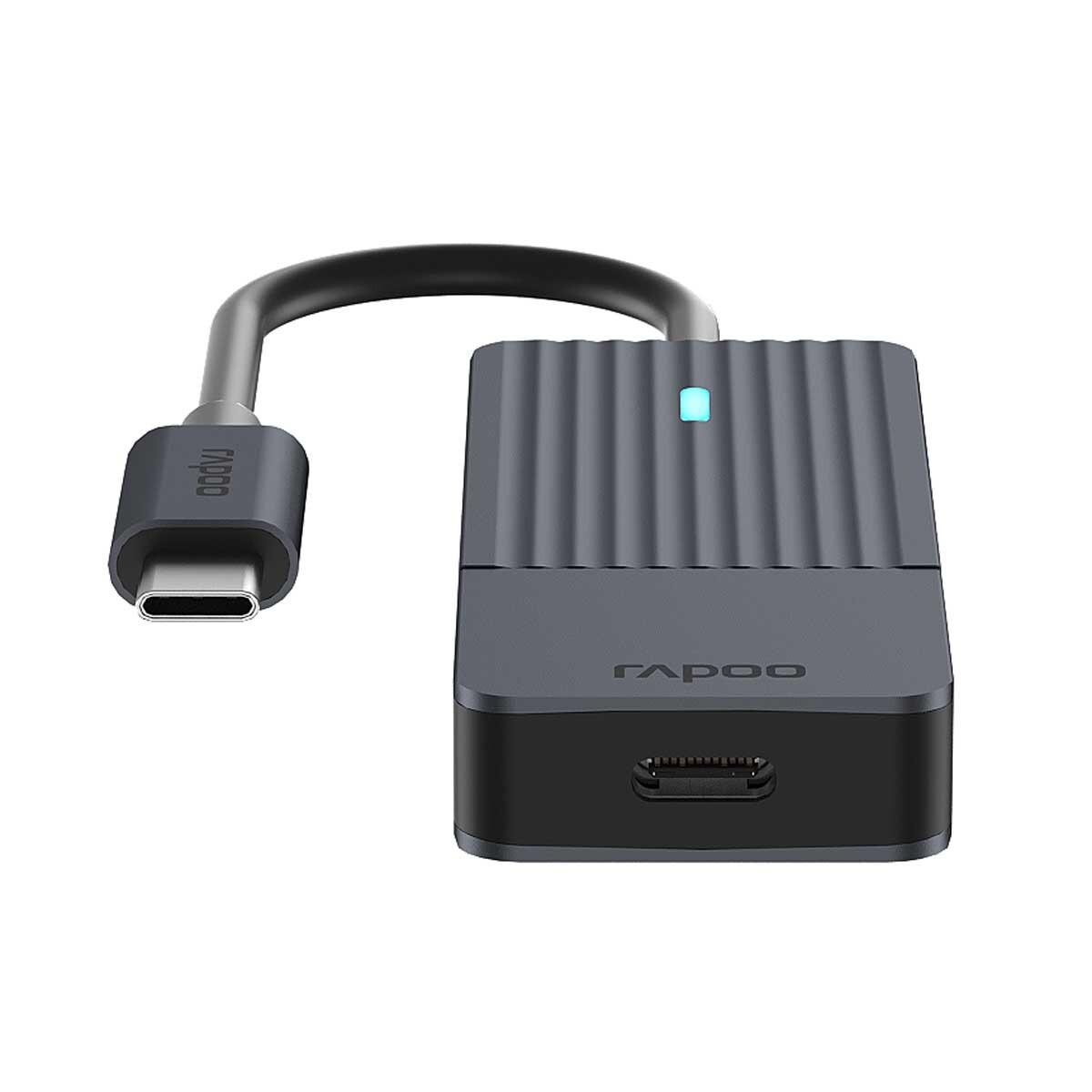 HUB USB Rapoo 4x USB-C + 3.2 Gen1 (00217690000), modelis - 11417, žema ...