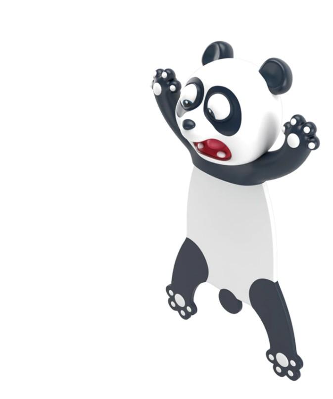 3D karikatūrinis gyvūnas, knygų žymeklis / Panda, žema kaina | Varle.lt