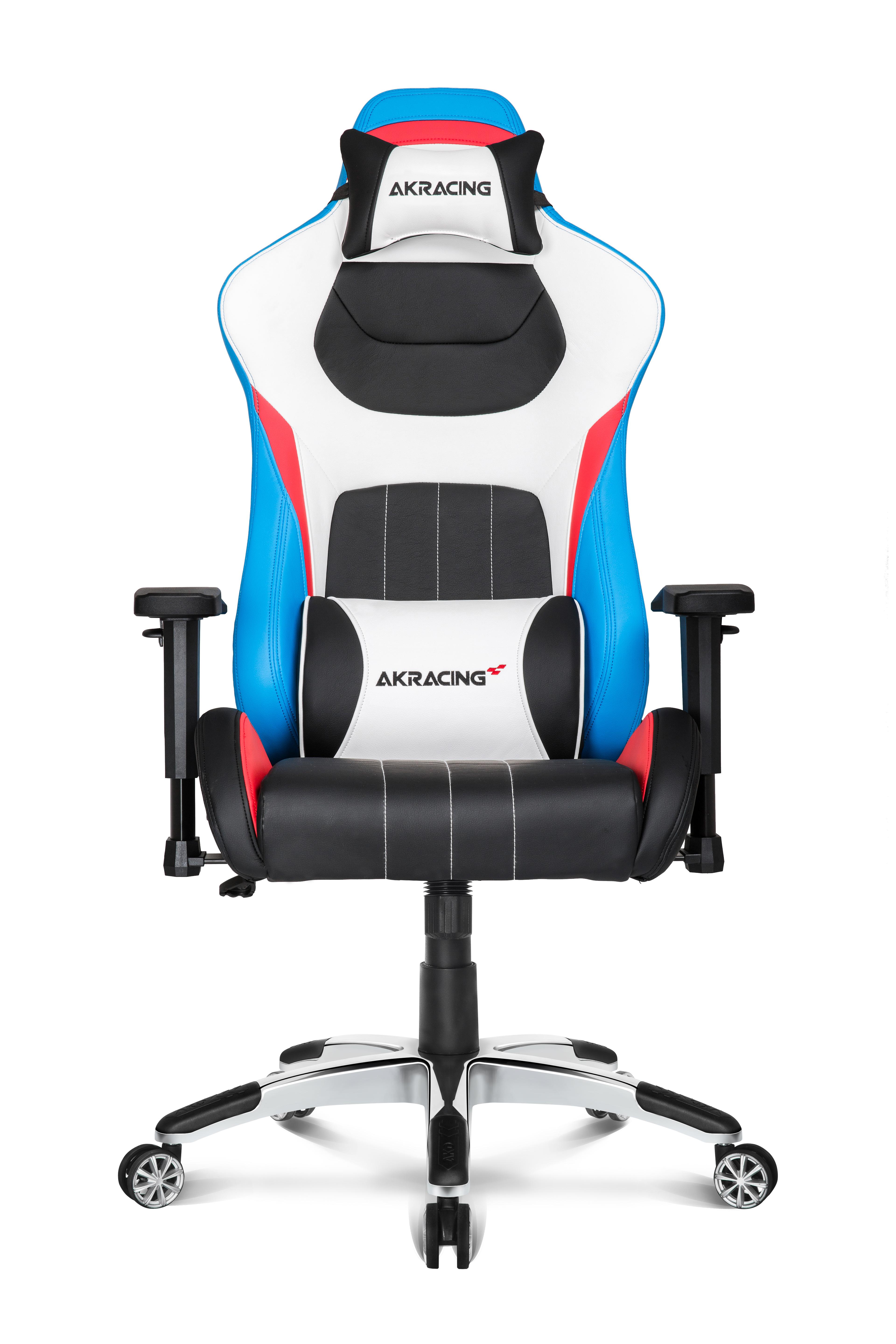 Fotel AKRacing Master Premium Juodai-mėlynas (AK-PREMIUM-TRI), modelis - AK-PREMIUM-TRI, žema ...