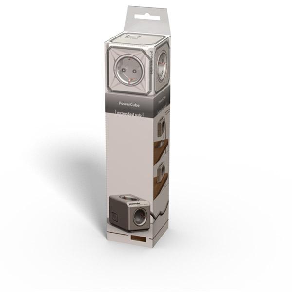 MicroConnect POWERCUBE el. tinklo ilgintuvas,1.5m, modelis - GRUCUBE2 ...