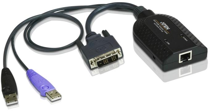 Aten | USB DVI virtualios laikmenos KVM adapteris su intelektualiųjų ...