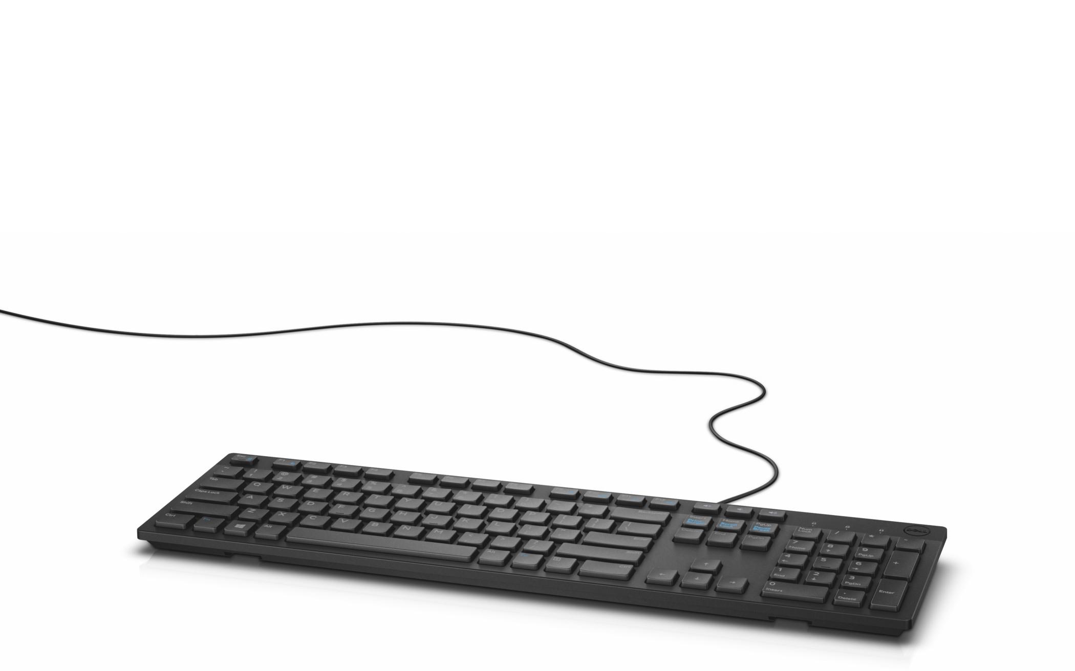 Dell multimedijos klaviatūra KB216, RUS, Juoda 580-ADGR, modelis - ‎580 ...