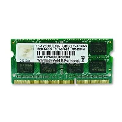 RAM G.Skill 4GB DDR3-1600 SQ atminties modulis 1 x 4 GB 1600 MHz ...