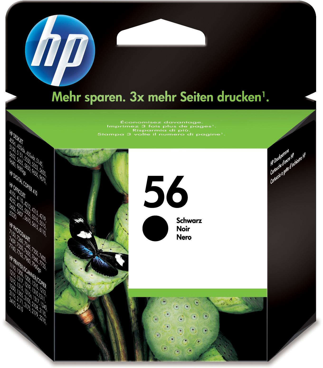 Hewlett Packard (HP) HP C6656AE - Original - Pigment-based ink - Juodas ...