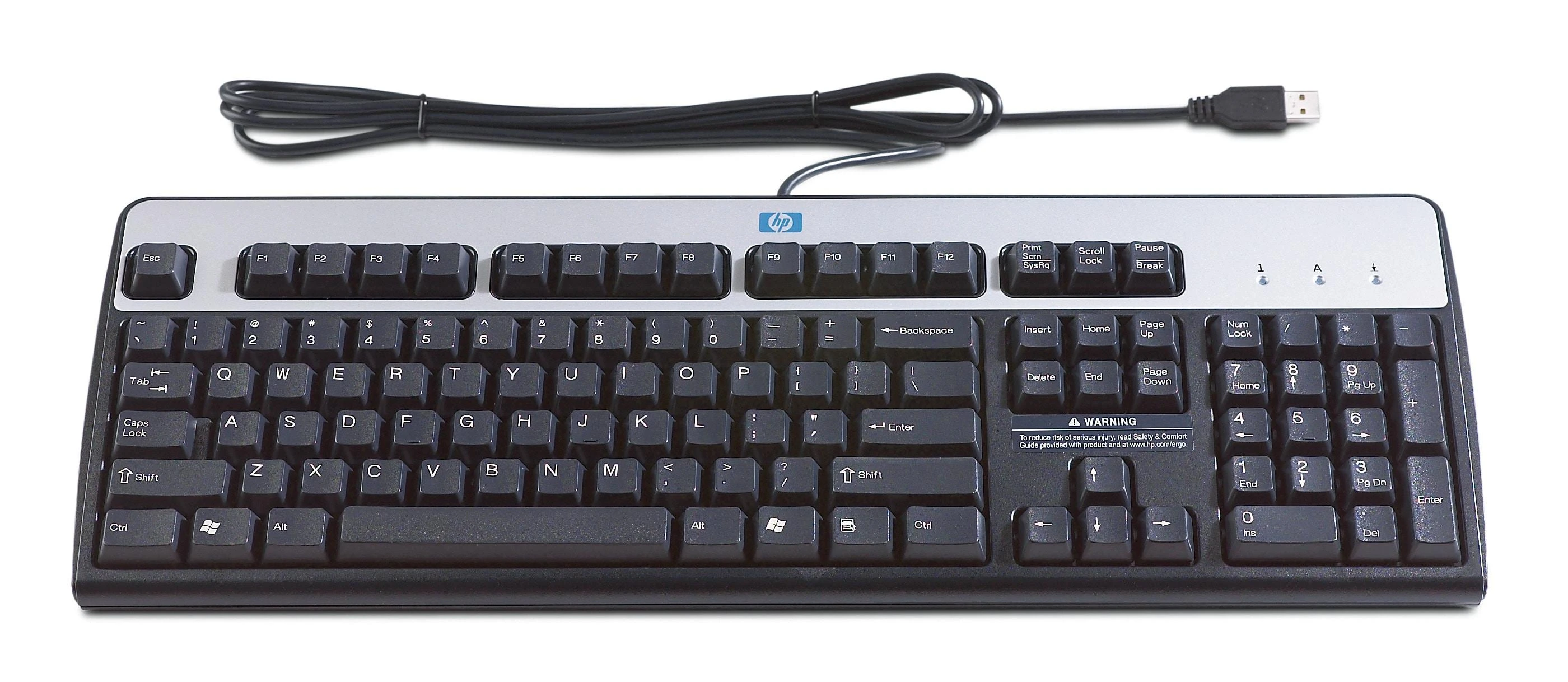 Hewlett Packard (HP) HP USB Standard Klaviatūra - Standard - su laidu ...