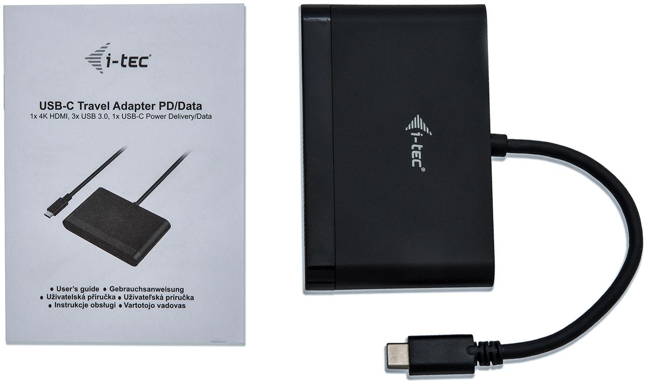 I-TEC USB-C HDMI and USB Adapteris with Power Delivery, 1xHDMI 4K ...