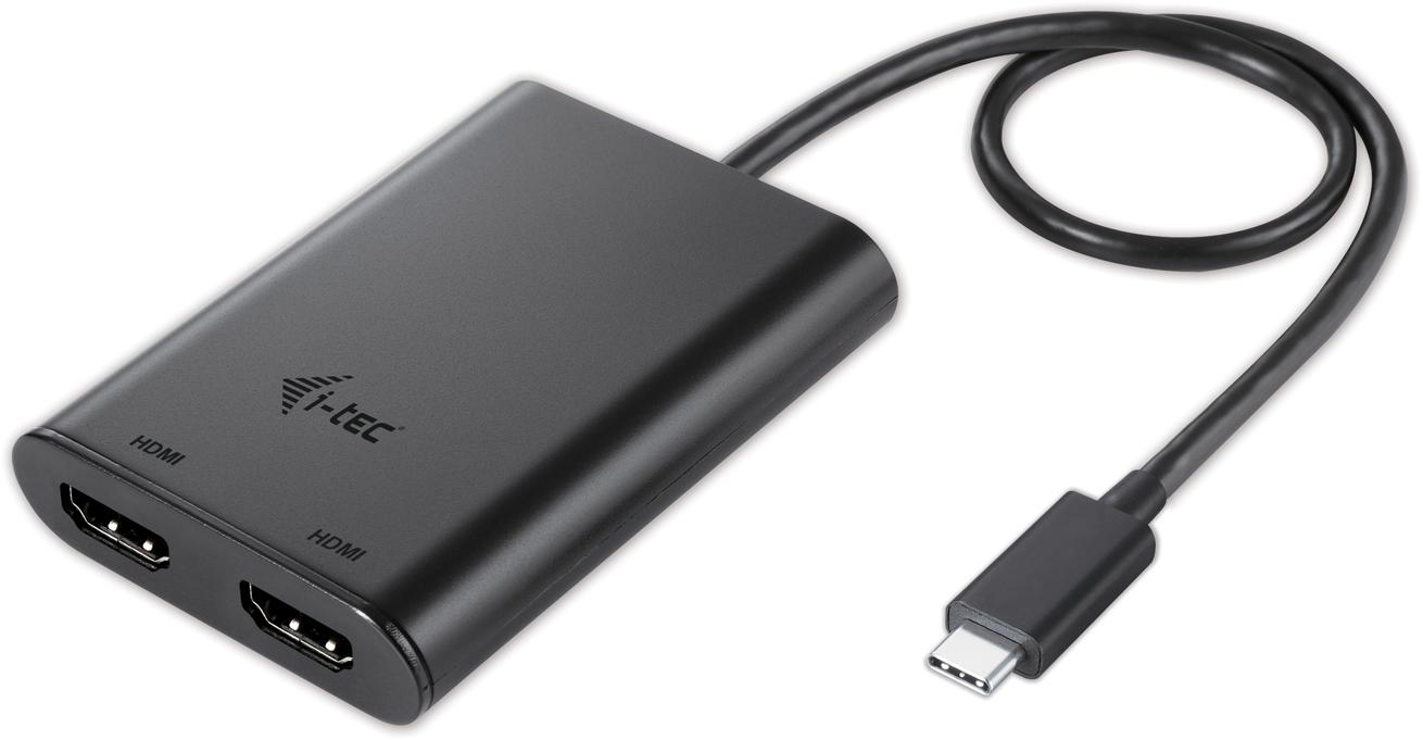 I-TEC USB C prie dviejų HDMI prievadų vaizdo adapteris 2x HDMI ...