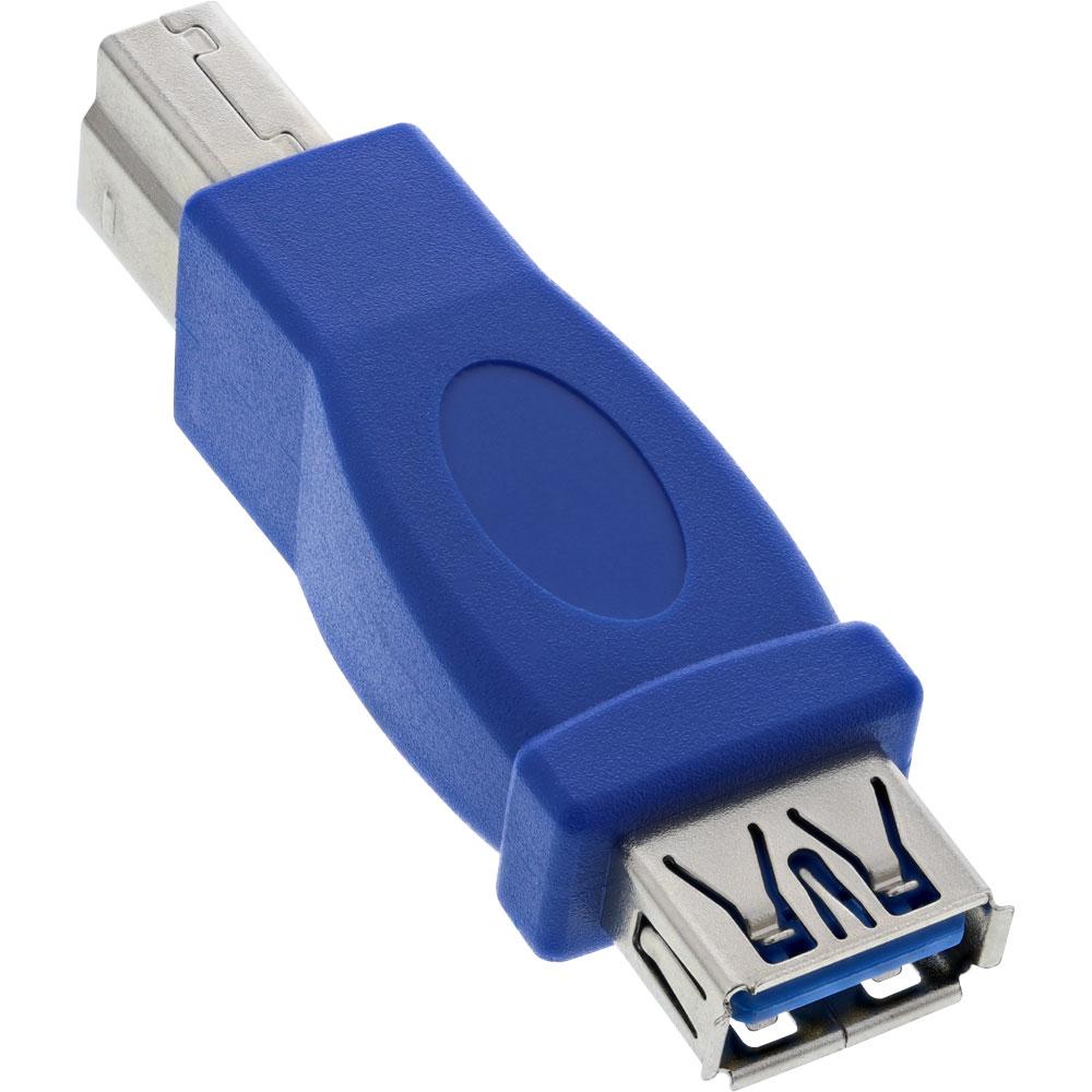 Intos InLine USB 3.0 AB, moteriškas-vyriškas adapteris, modelis ...