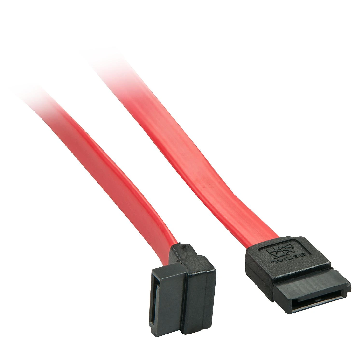 SATA Laidas - LINDY Int. SATA III Laidas su 90° Kištuku, 0,5 m ...