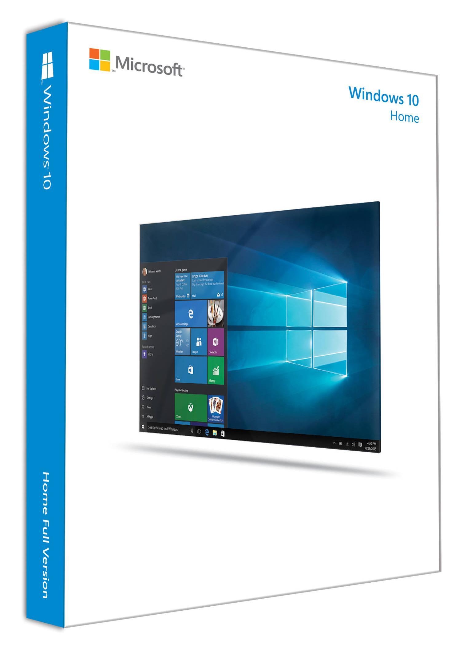 Operacinės sistemos Microsoft Windows 10 Hopme 32Bit / 64Bit, modelis - KW9-00265, žema kaina ...