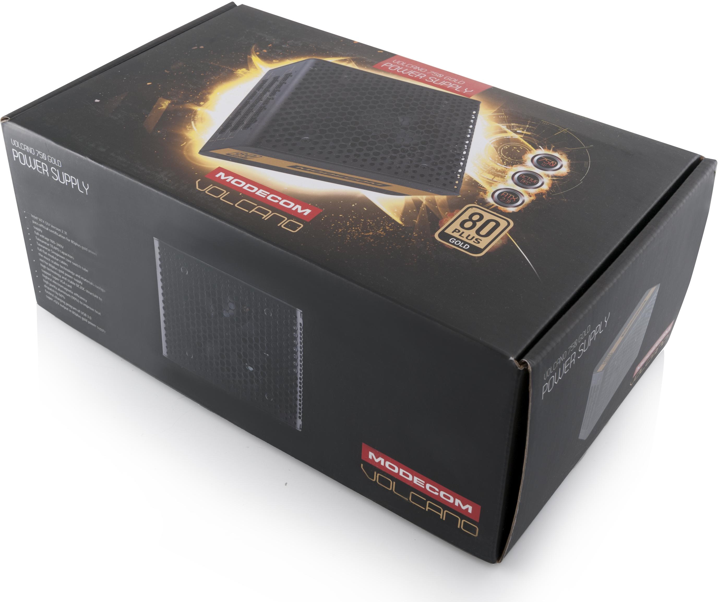 PSU MODECOM VOLCANO 750 GOLD 120mm FAN, modelis - 17754, žema kaina ...