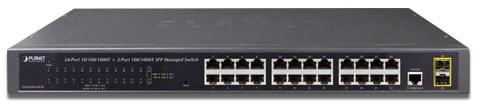 Maršrutizatorius Switch Planet GS-4210-24T2S (24x 10 / 100 / 1000 Mbps ...