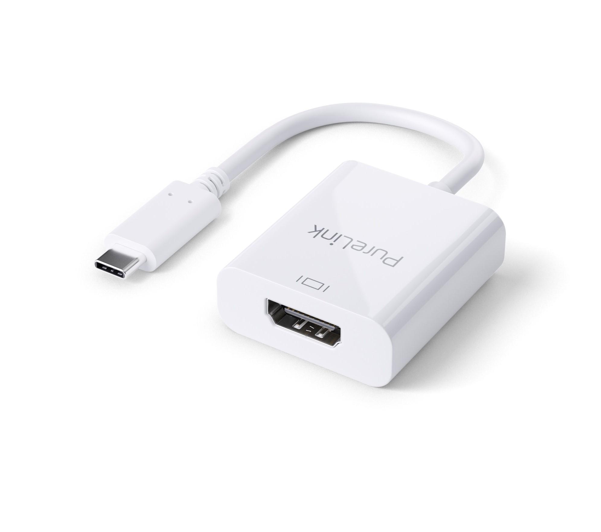 „PureLink“ USB-C į HDMI adapteris – 4K60 – „iSeries“ – baltas – 0,10 m ...
