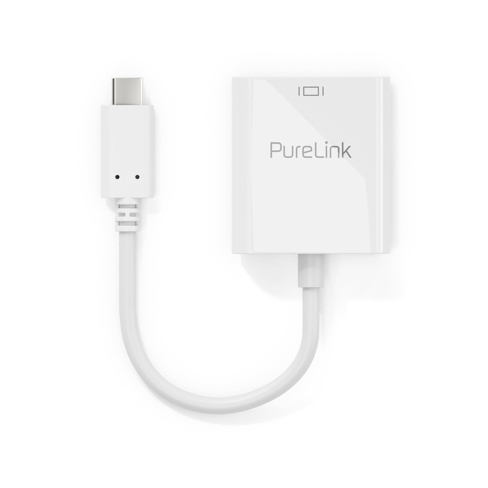 „PureLink“ USB-C į HDMI adapteris – 4K60 – „iSeries“ – baltas – 0,10 m ...