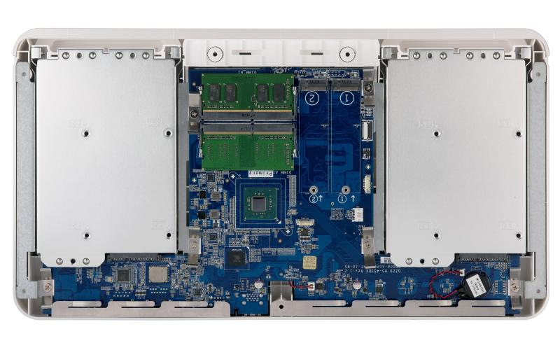 Serveris QNAP HS-453DX J4105 Ethernet LAN jungtis Tower Auksas, Balta ...