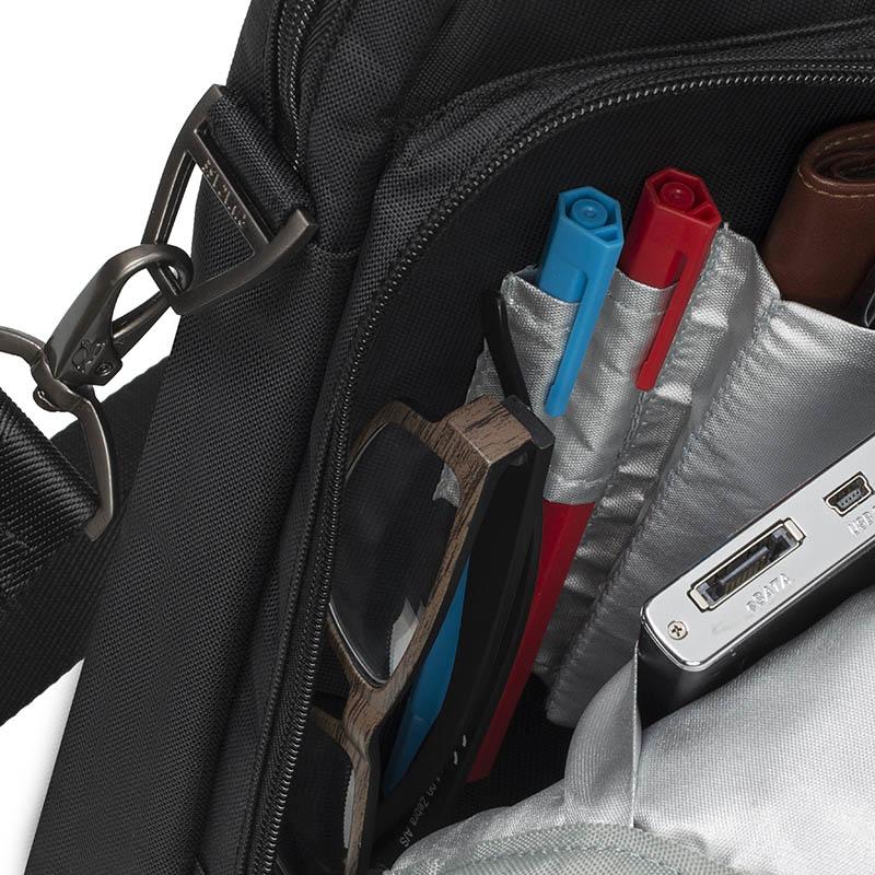 Nešiojamo kompiuterio krepšys RIVACASE Tiergarten 17.3", 8550 (Juodas ...