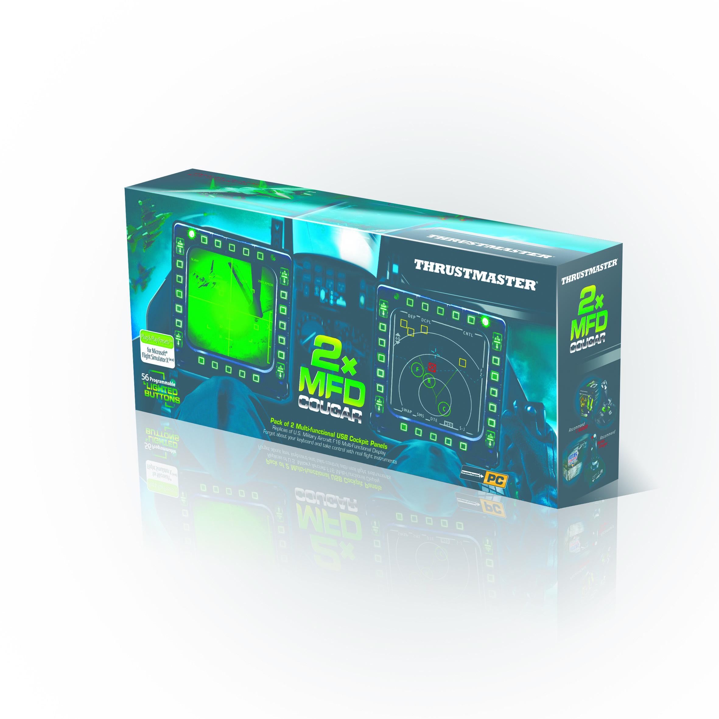 Thrustmaster MFD Cougar Pack Juodas Joystick PC, modelis - 2960708 ...