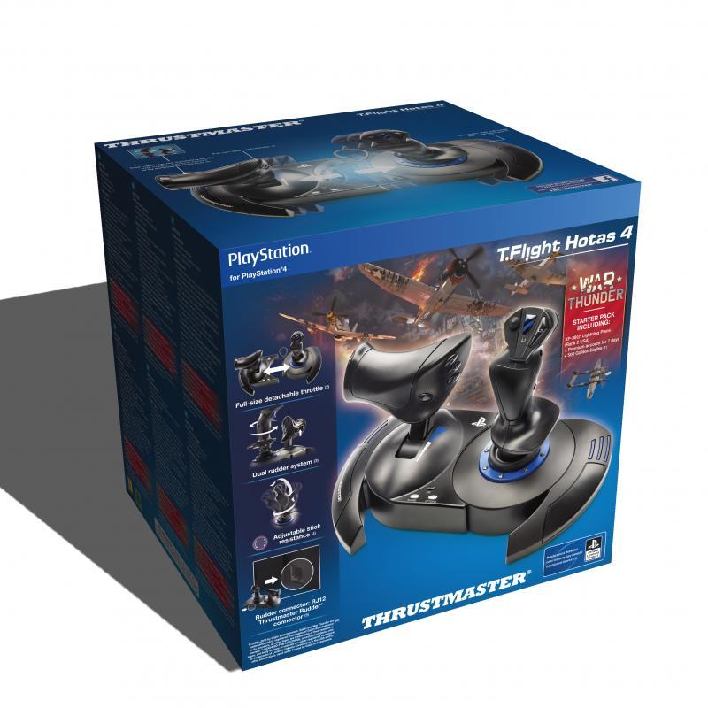 Thrustmaster T Flight HOTAS 4 -peliohjain, PC / PS4, modelis - 4160656 ...
