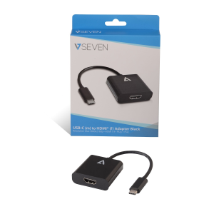 USB adapteris V7 USB- C - HDMI Juodas (V7 UCHDM- BLK- 1E), modelis ...