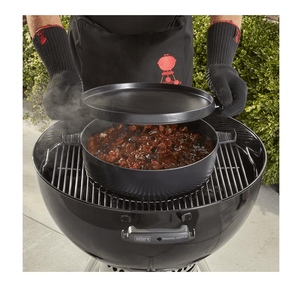 Weber puodas Dutch Oven Gourmet BBQ System 2 in1, modelis - 8857, žema ...