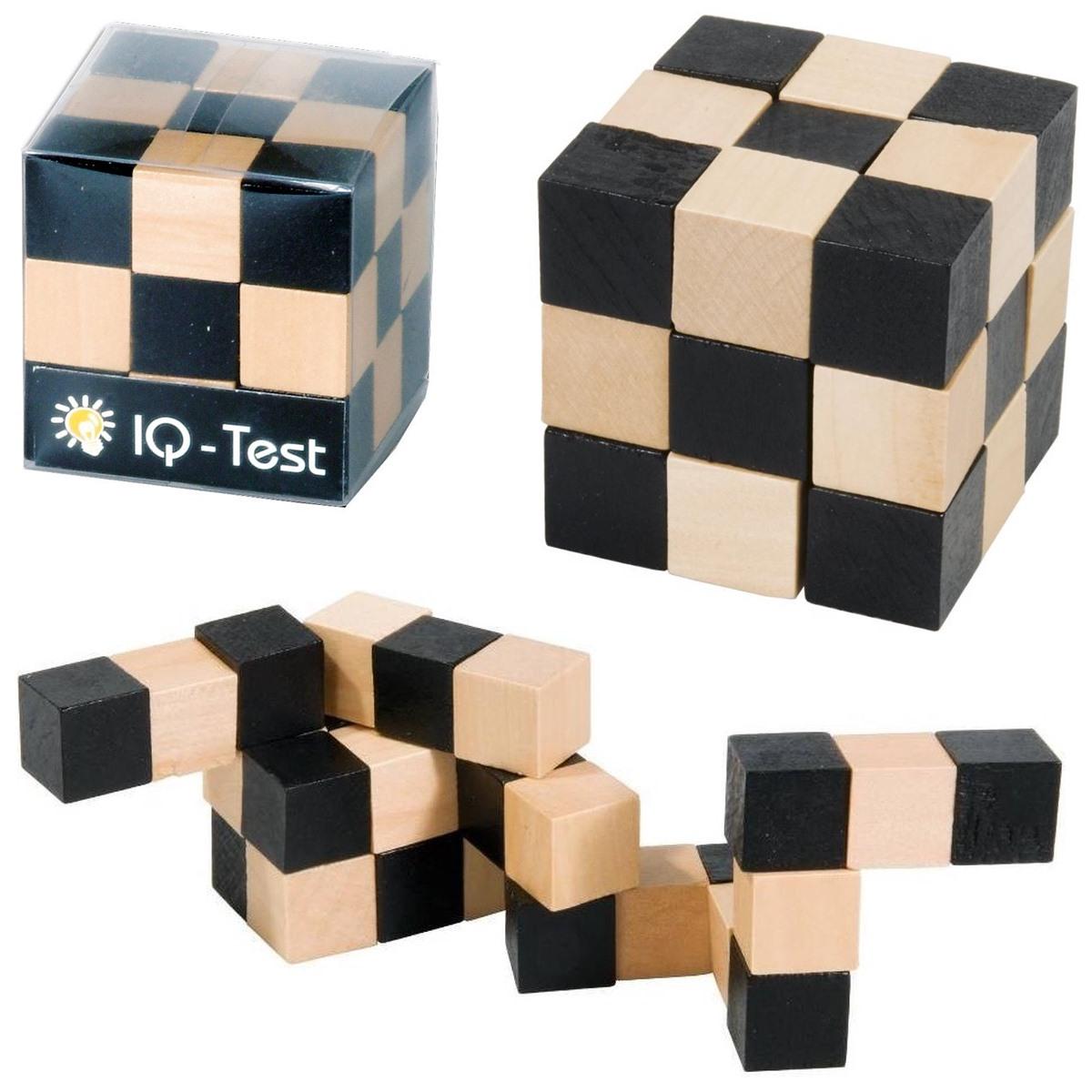 Fridolin: IQ Test - Wooden 3D Puzzle Cube (Magic Snake), Assortment (1 ...