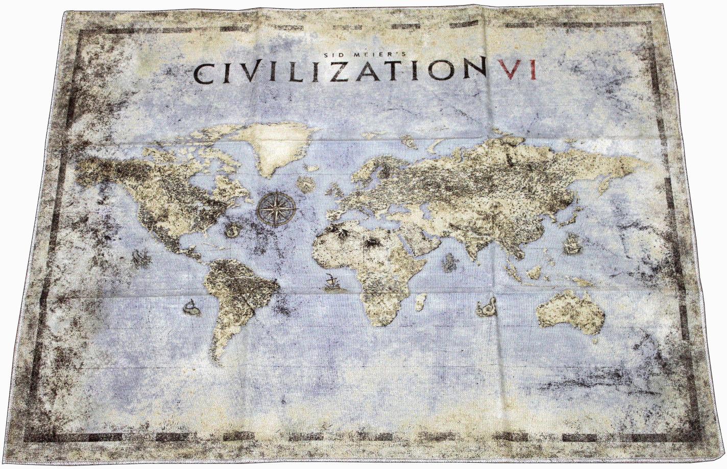 Take Two Interactive Sid Meier's Civilization VI - Cloth Map, 48cm x ...
