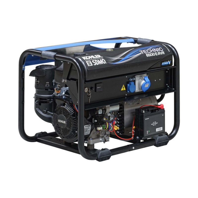 Sdmo Benzininis Kohler Portable Elektros generatorius KOHLER Technic 6500 E AVR C5, modelis ...