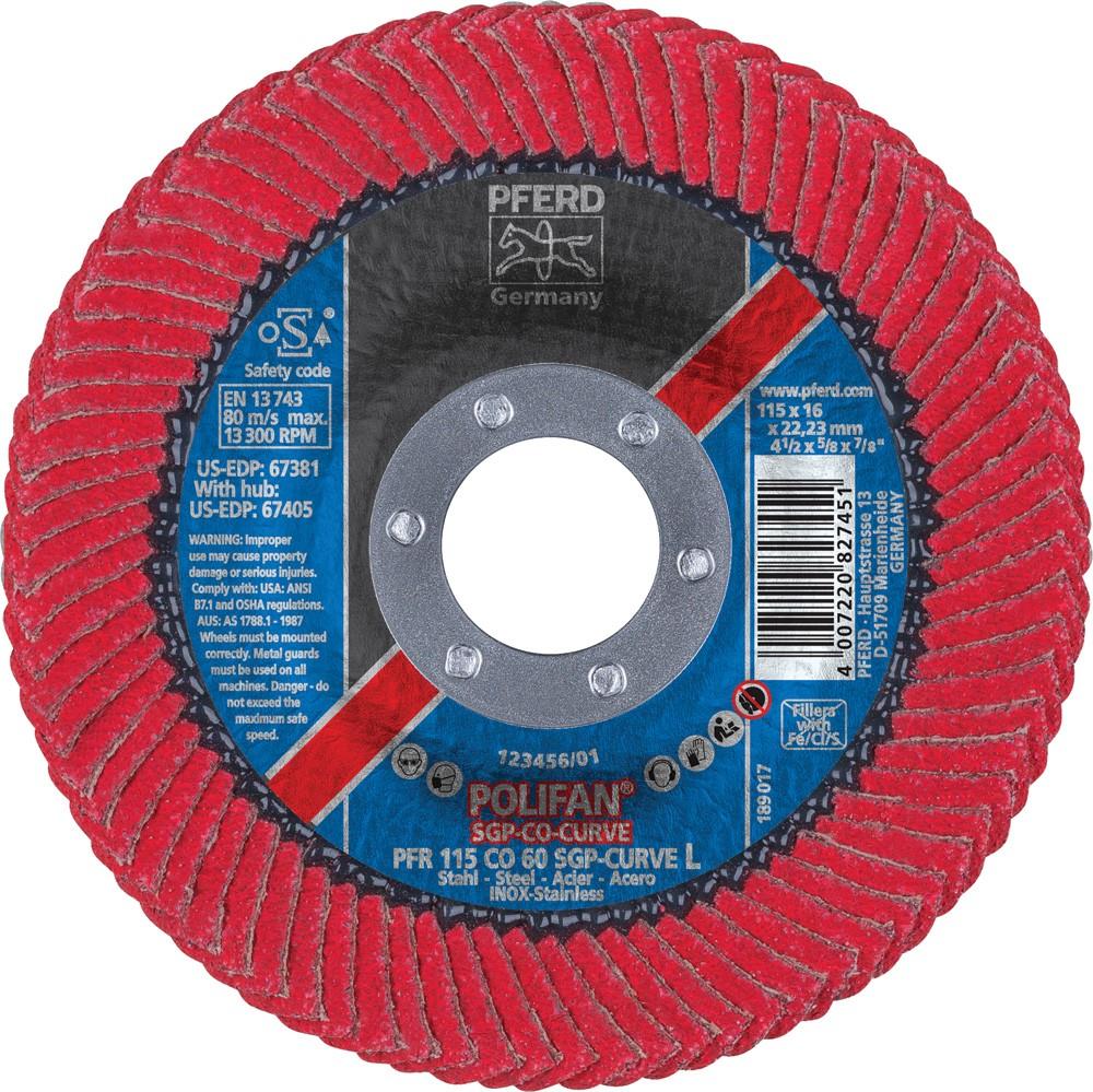 Šlifavimo diskas PFERD PFR125 CO60 SGP-CURVE L, žema kaina | Varle.lt