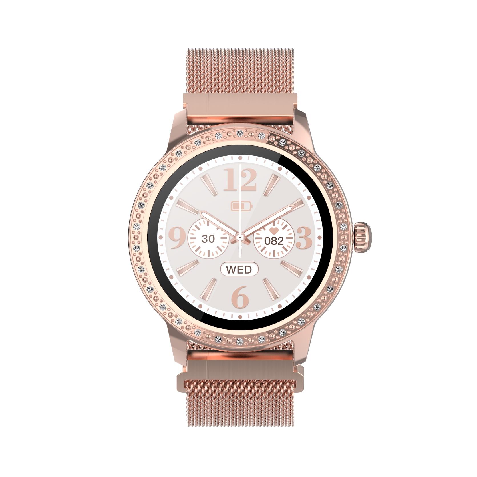 Išmanusis laikrodis DENVER SW-360RO, Rožinio aukso spalvos, modelis ...