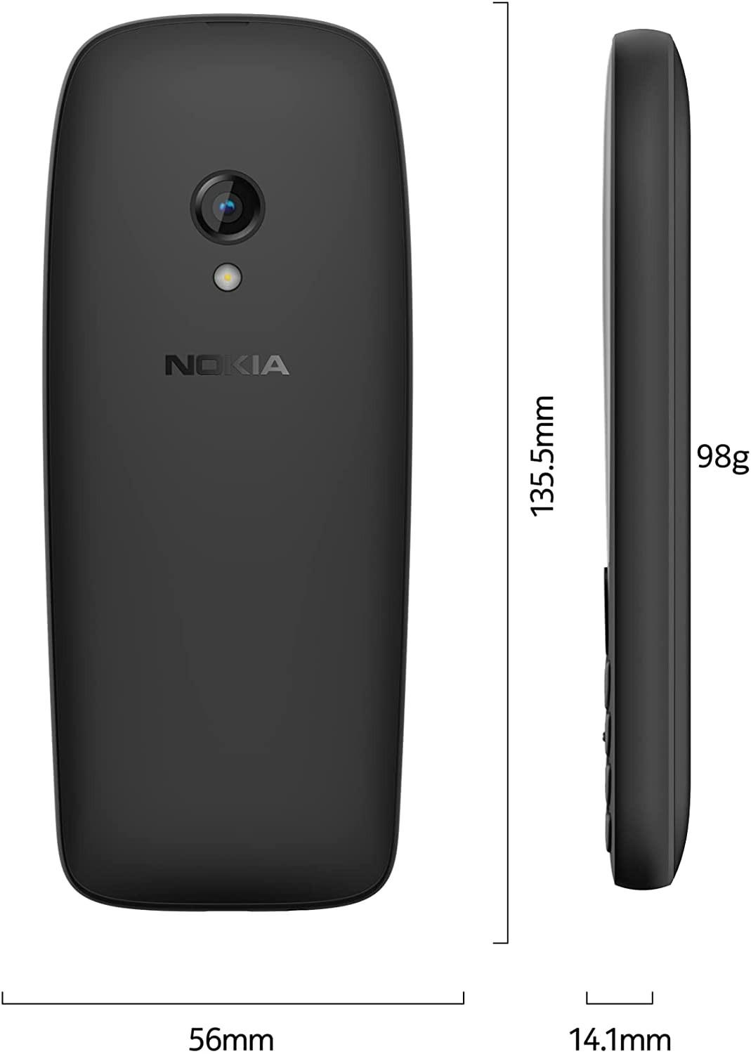 Mobilus telefonas Nokia 6310 (2021) Dual SIM Juodas, modelis ...