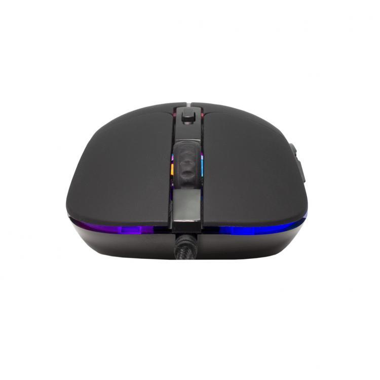 Žaidimų pelė White Shark Warlock su RGB pašvietimu, modelis - WARLOCK ...