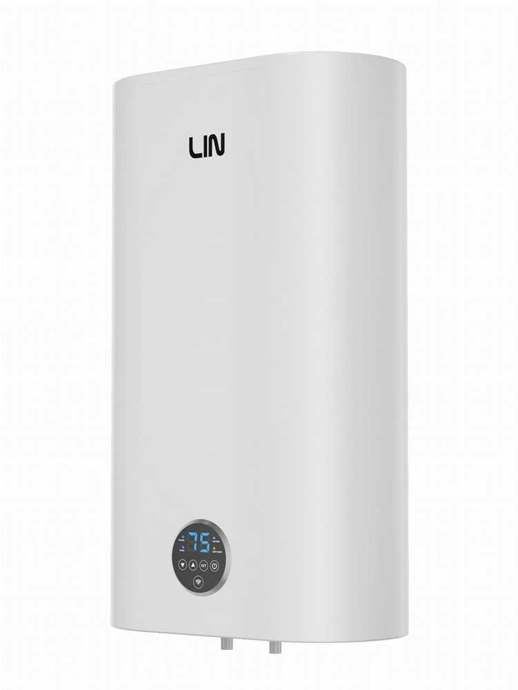 LIN LIFVD1 80L baltas elektrinis boileris su WI-FI, žema kaina | Varle.lt