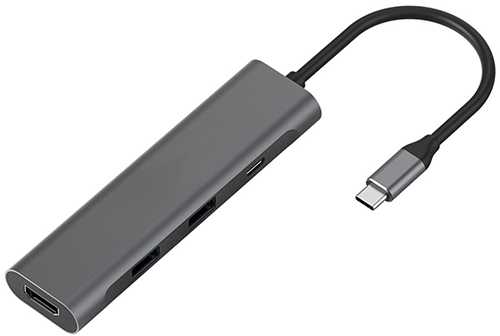 Extra Digital Adapteris USB Type-C - 2 x USB 3.0, Type-C PD, HDMI, žema ...