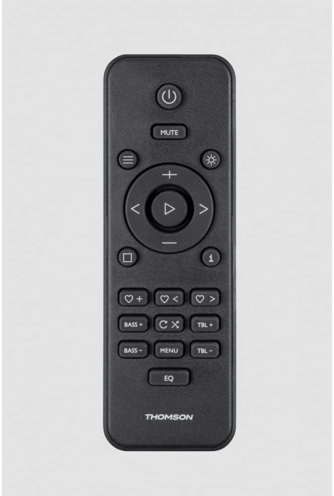 Garso sistema - Thomson Micro BT radijas FM / CD / MP3 / USB 50W juodas ...