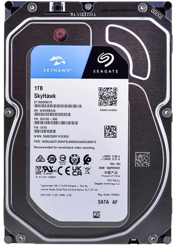 HDD|SEAGATE|SkyHawk|1TB|SATA|256 MB|5400 aps. / min.|Diskai / galvutės ...