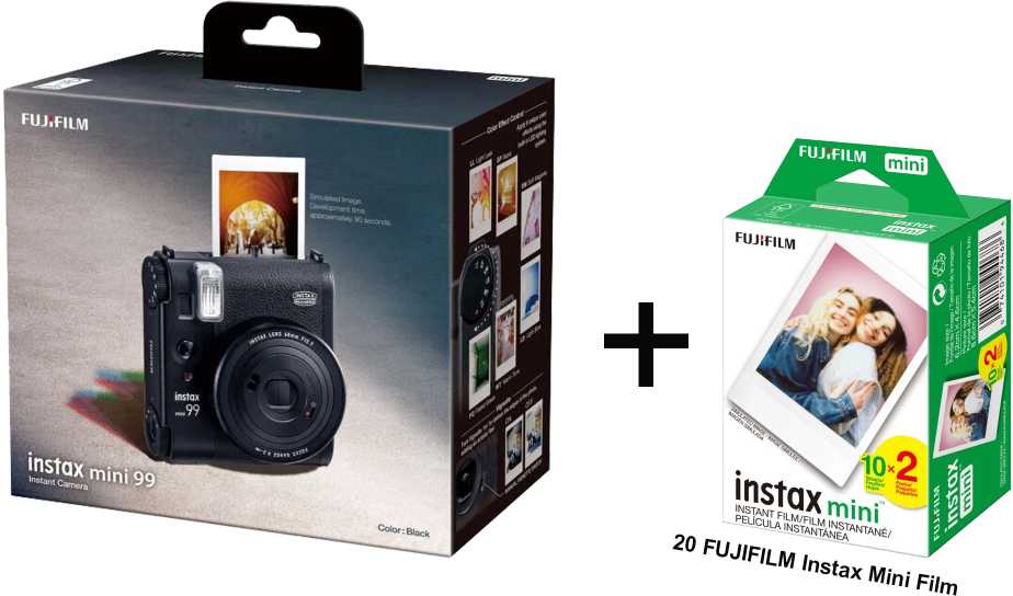 Instant Camera FUJIFILM INSTAX MINI 99 + 20 FUJIFILM Instax Mini Film ...