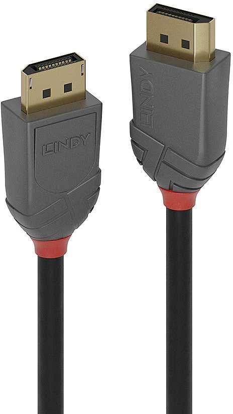 DisplayPort Kabelis - LINDY Anthra Line DisplayPort 1.4 Kabelis, M / M ...