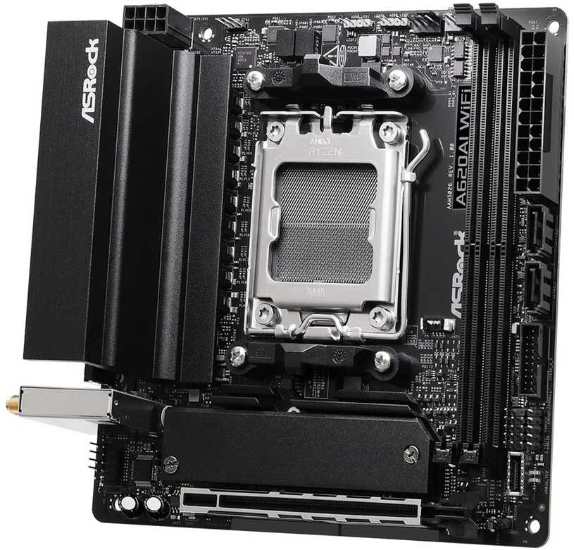 Pagrindinė plokštė Motininė Plokštė - Asrock A620AI WIFI AM5 DDR5 Wi-Fi ...