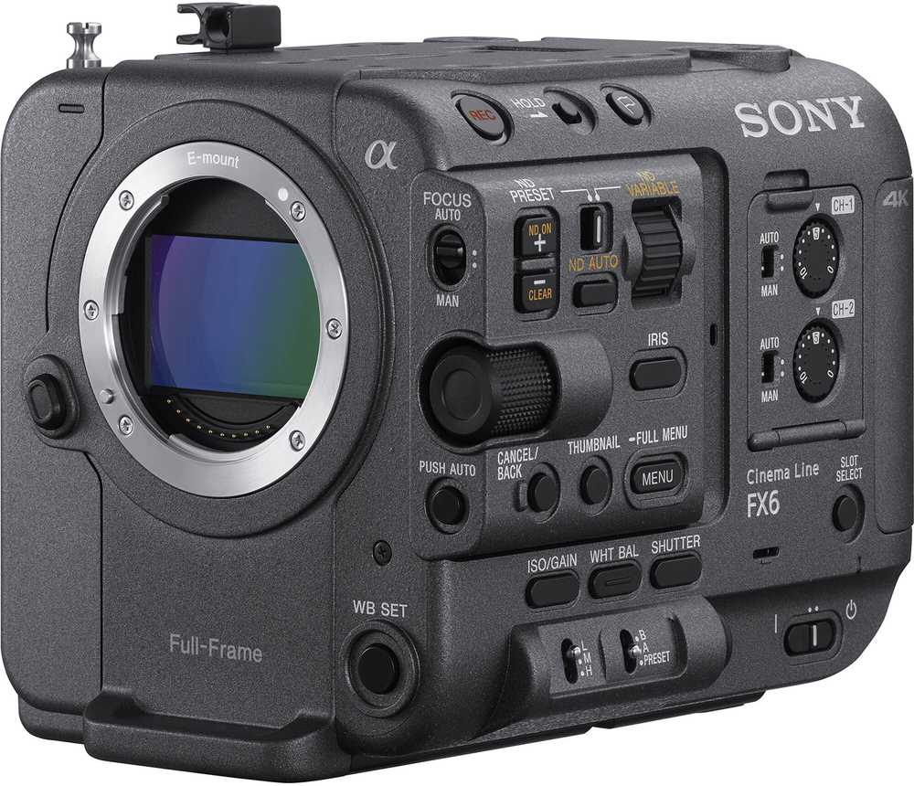 Sony FX6 Body | (ILME-FX6V) | (FX6) | (Alpha FX6), žema kaina | Varle.lt