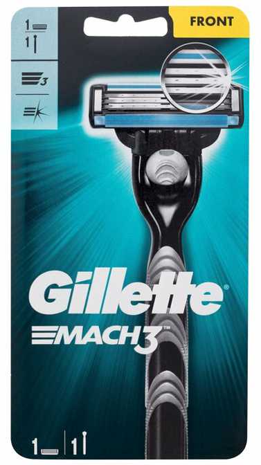 Gillette Mach3 Razor vyrams, 1 pc, modelis - 0228897, žema kaina | Varle.lt