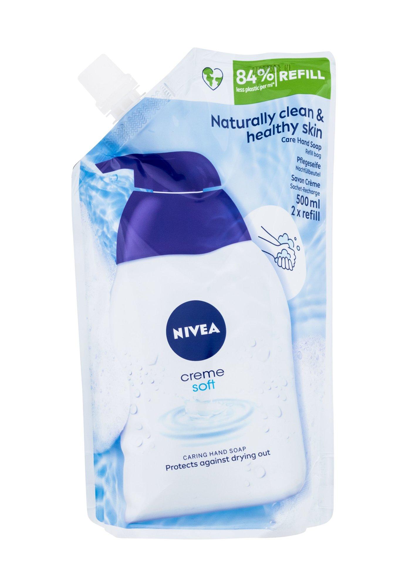 Nivea Creme Soft Care Soap Refill Liquid Soap moterims, 500 ml, modelis ...